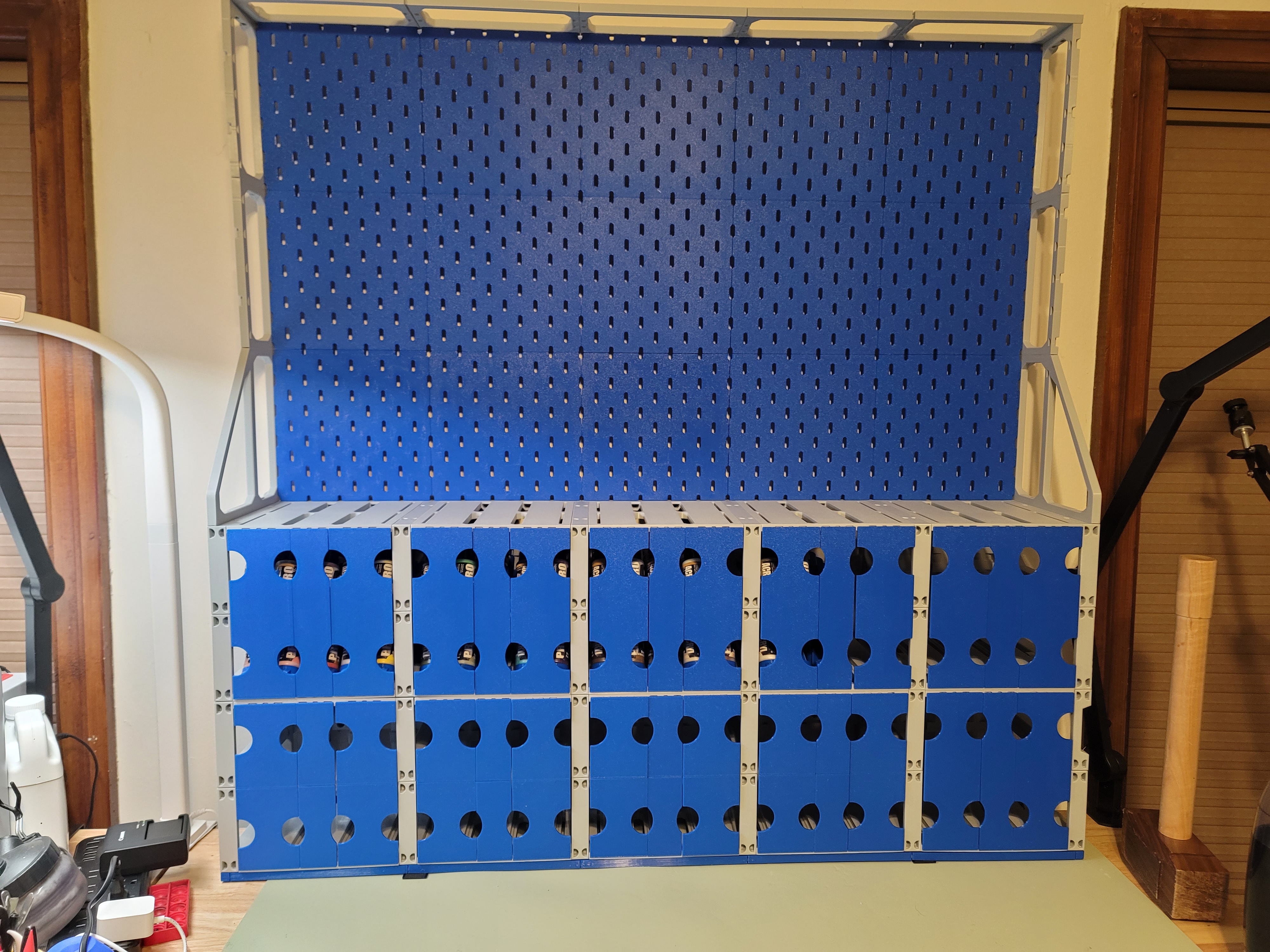 3D Printable Master Painter - Modular 3D Printable Paint Rack - All ...