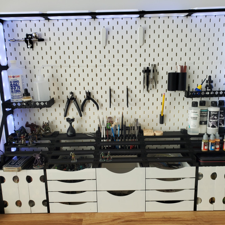 3D Print of Master Painter - Modular 3D Printable Paint Rack - All STLs ...