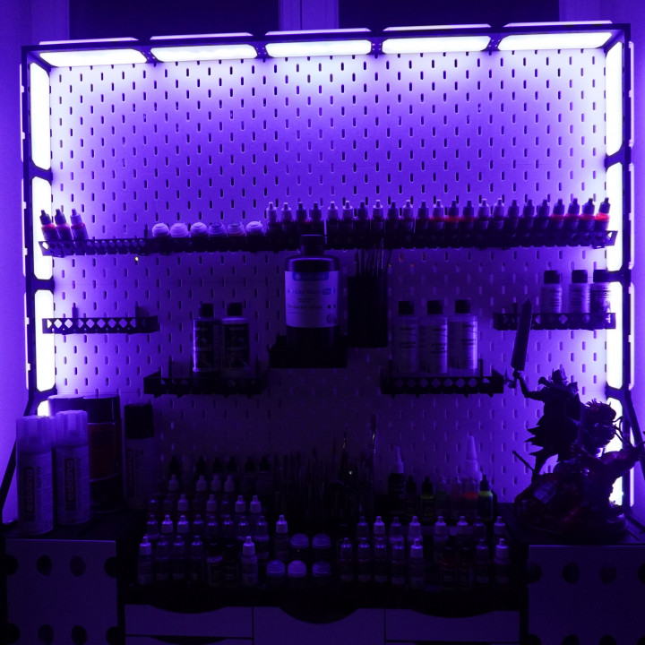 3D Printable Master Painter - Modular 3D Printable Paint Rack - All ...