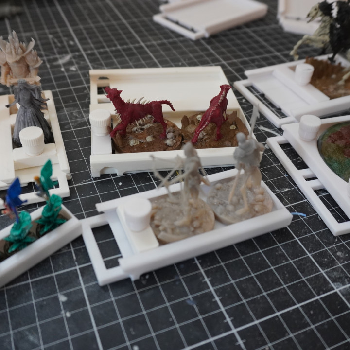 3D Printable Master Painter - Modular 3D Printable Paint Rack - All ...