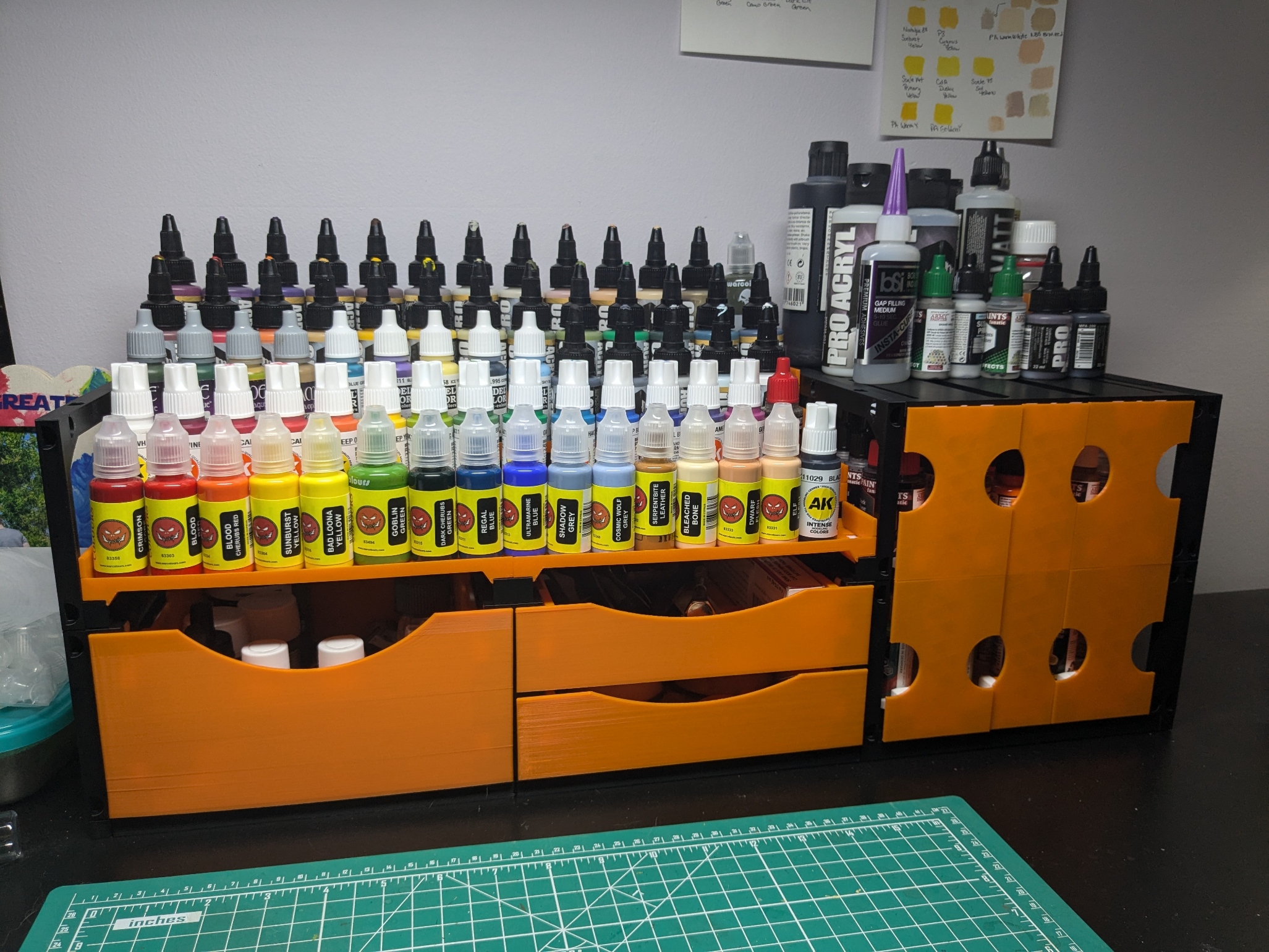 3D Printable Master Painter - Modular 3D Printable Paint Rack - All ...