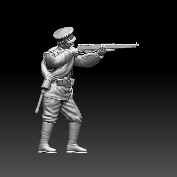 3D Printable Russian infantry 1914 by Uwe
