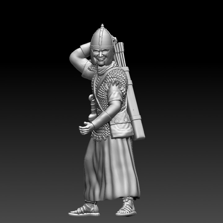 3D Printable Roman Auxiliar archers by Uwe