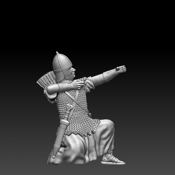 3D Printable Roman Auxiliar archers by Uwe