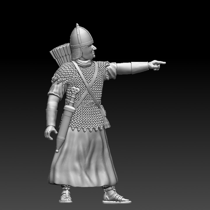 3D Printable Roman Auxiliar archers by Uwe