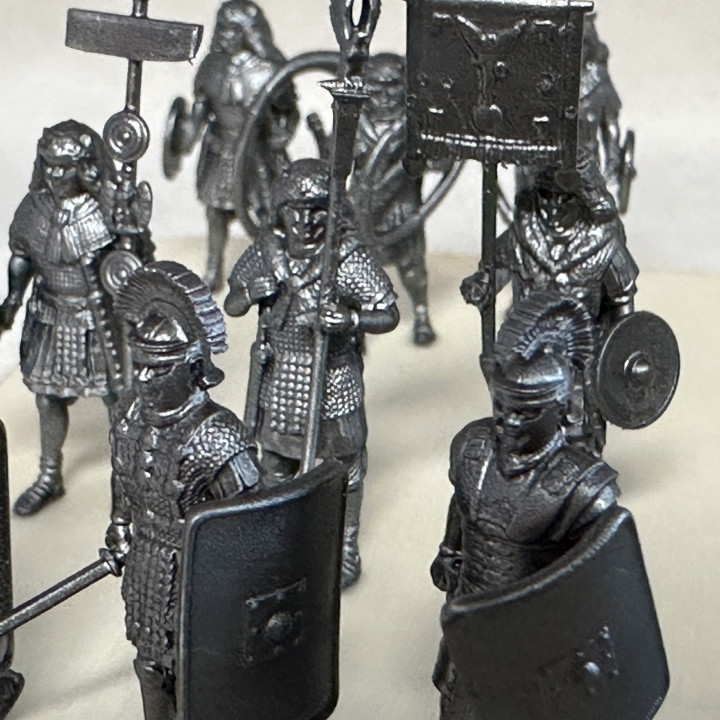 3D Printable Roman infantry 180 AD - Commandset by Uwe