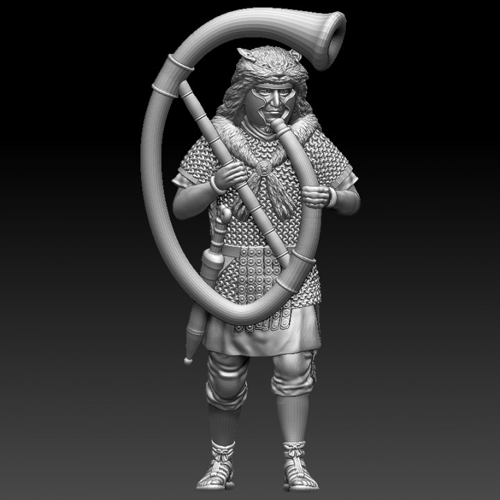 3D Printable Roman infantry 180 AD - Commandset by Uwe