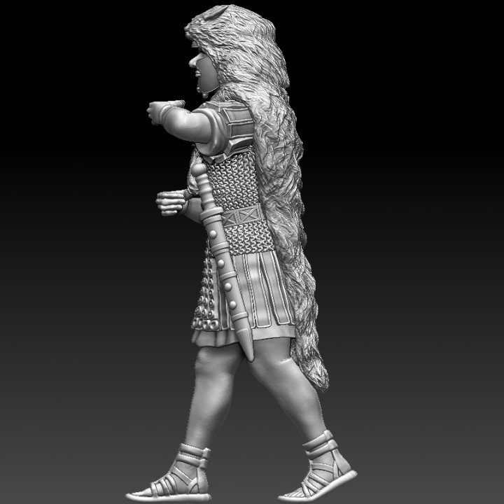 3D Printable Roman infantry 180 AD - Commandset by Uwe