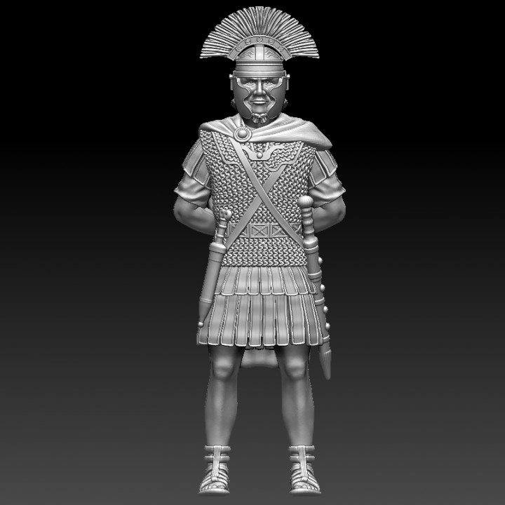 3D Printable Roman infantry 180 AD - Commandset by Uwe