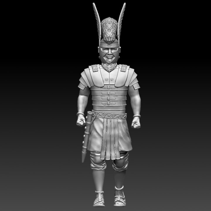 3D Printable Roman infantry 180 AD - Commandset by Uwe