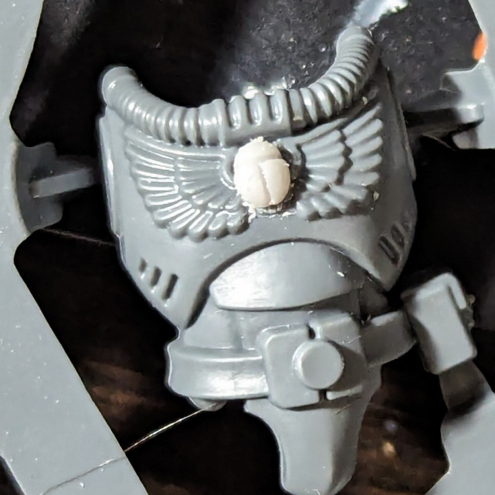 3D Printable Tiny Scarab Detail for new Scout Kit by Joseph Lenox