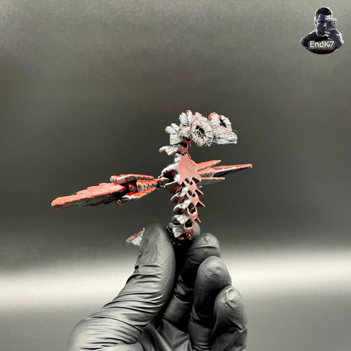 3D Printable Amphiptere Dragon - winged Serpent by EndK7