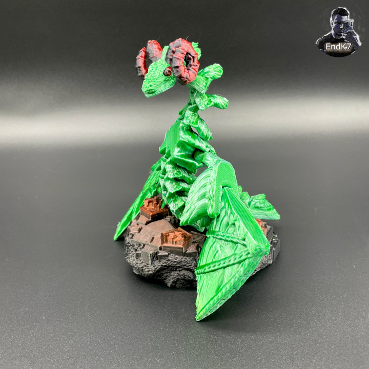 3D Printable Amphiptere Dragon - winged Serpent by EndK7