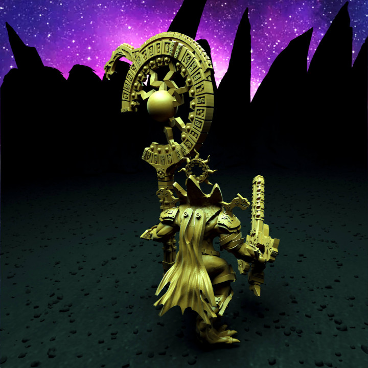 3D Printable Space Lizards Star Frog Astral Banner Bearer (Multiple ...