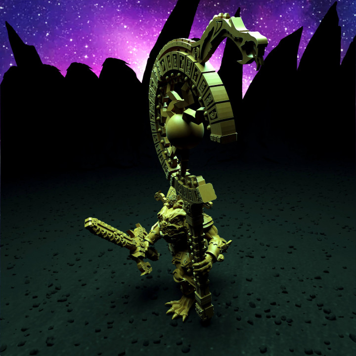 3D Printable Space Lizards Star Frog Astral Banner Bearer (Multiple ...