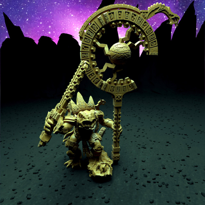 3D Printable Space Lizards Star Frog Astral Banner Bearer (Multiple ...