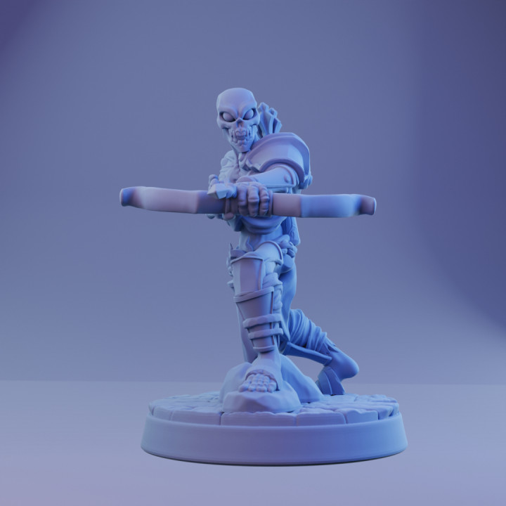 3D Printable Vecna Necromancer and Skeleton Horde by Zio