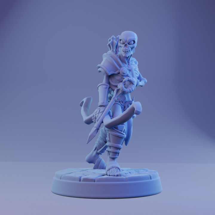 3D Printable Vecna Necromancer and Skeleton Horde by Zio
