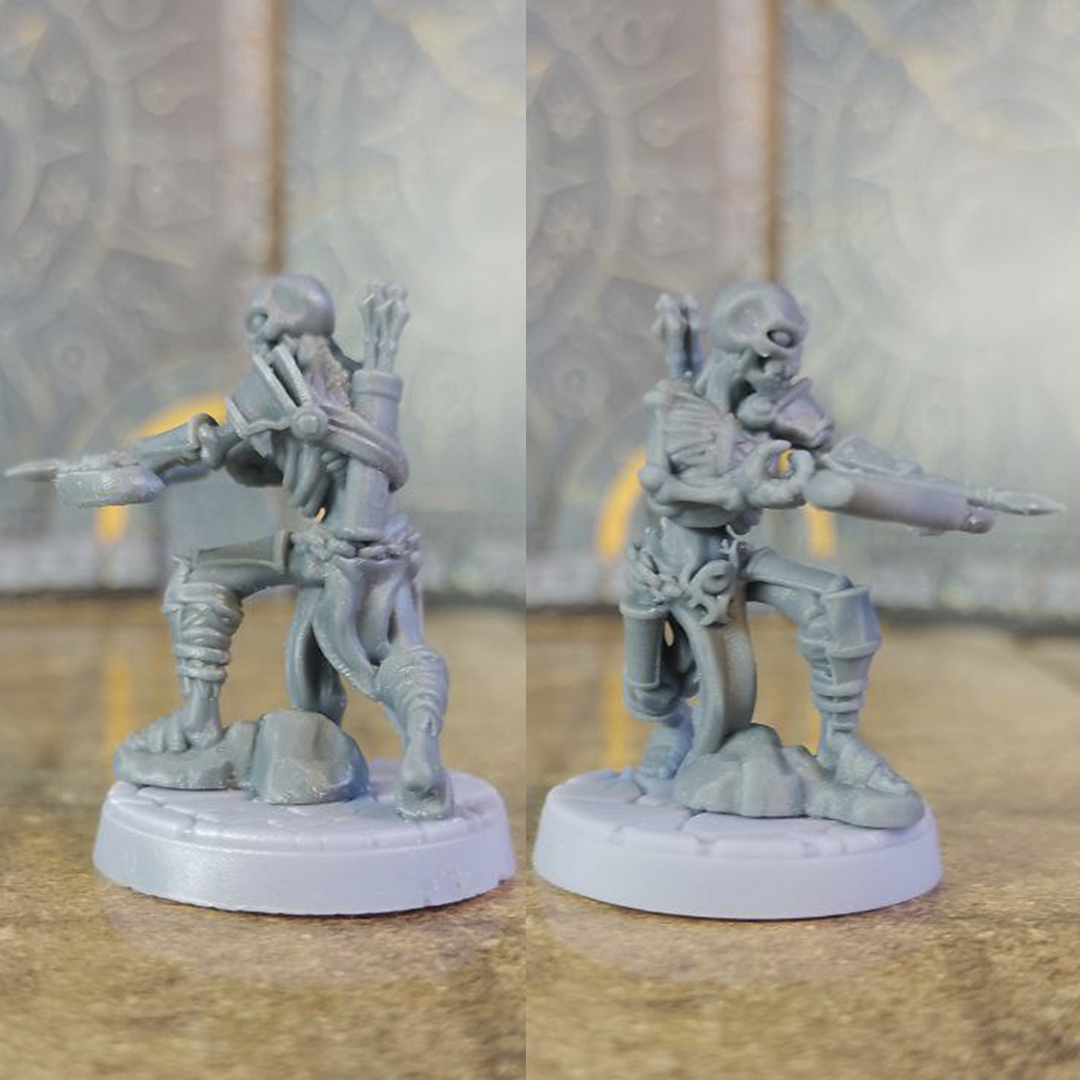 3D Printable Vecna Necromancer and Skeleton Horde by Zio