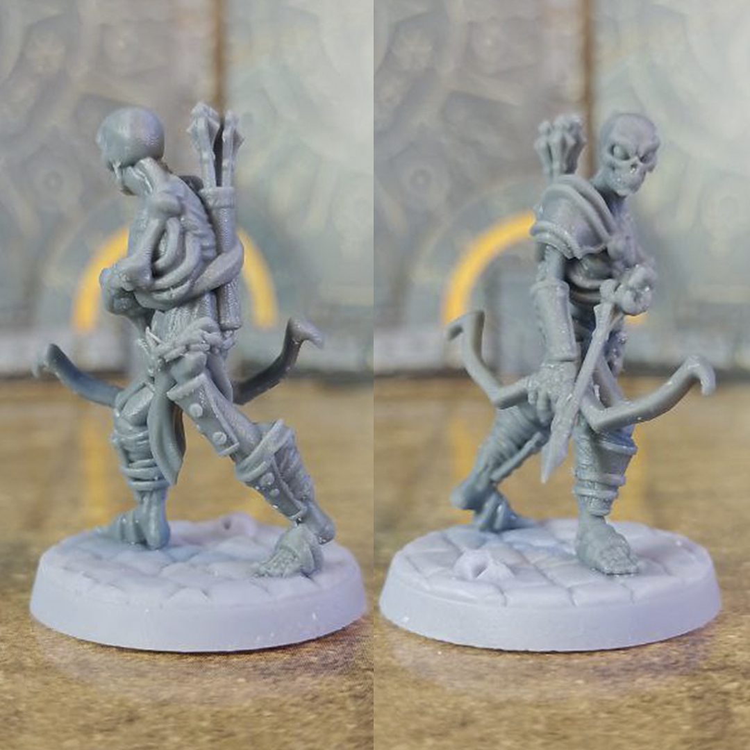 3D Printable Vecna Necromancer and Skeleton Horde by Zio