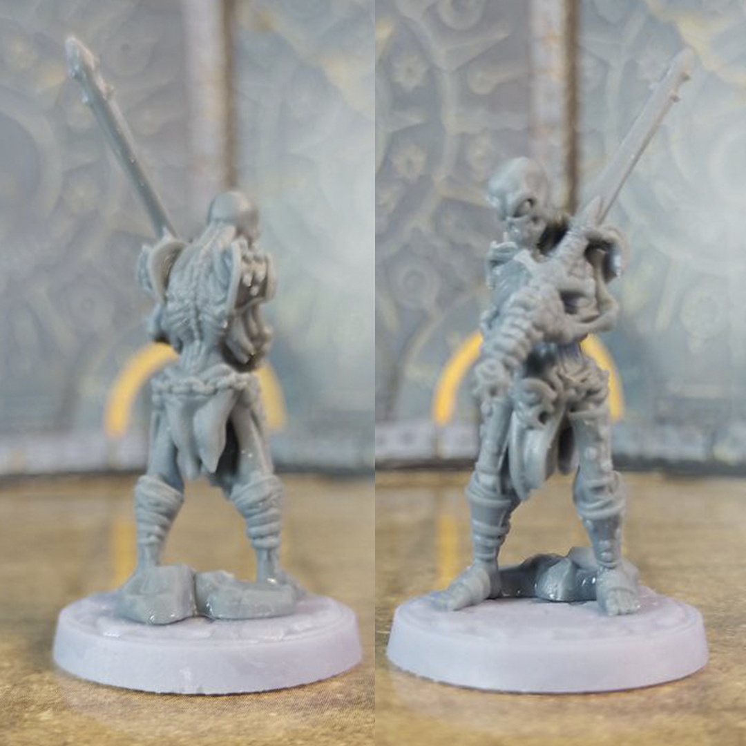 3D Printable Vecna Necromancer and Skeleton Horde by Zio