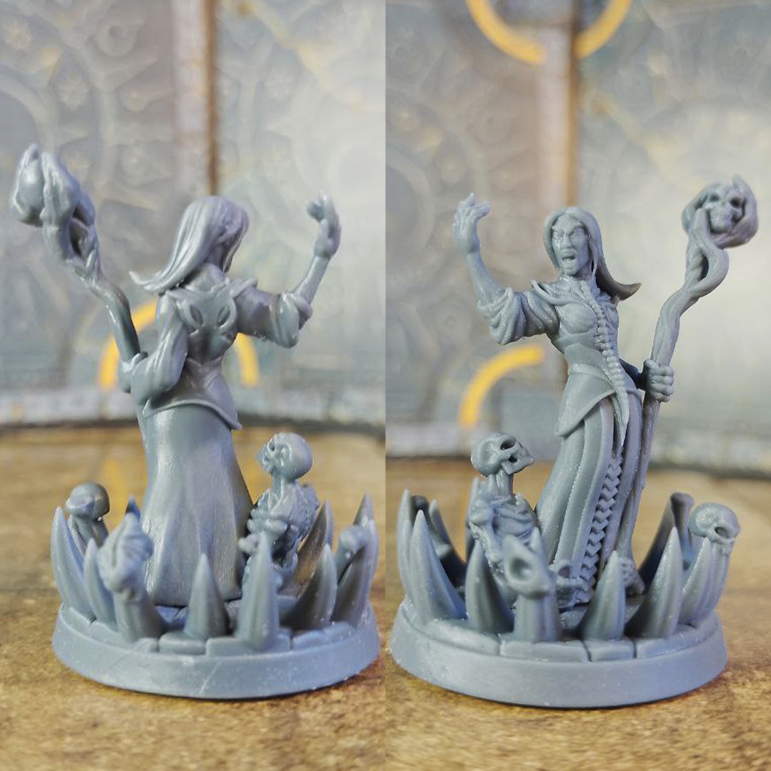 3D Printable Vecna Necromancer and Skeleton Horde by Zio