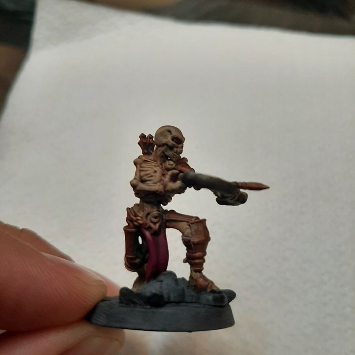 3D Print of Archer A (Skeleton of Vecna) by miguelmuoz