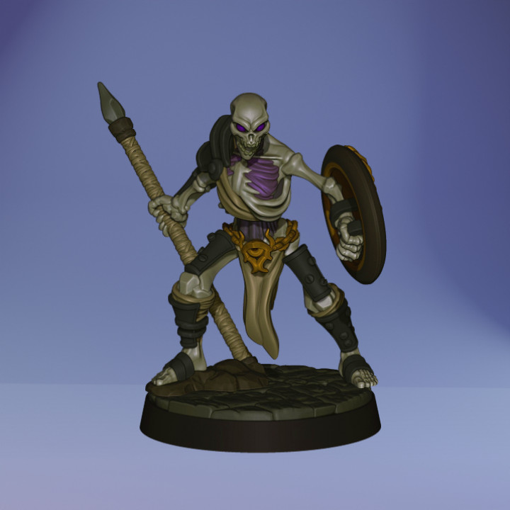 3D Printable Pike (Skeleton of Vecna) by Zio