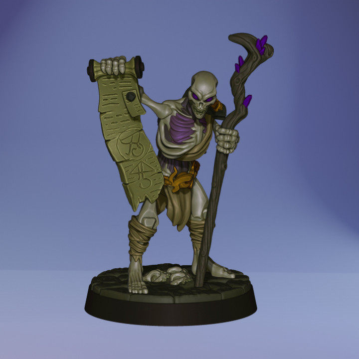 3D Printable Herald (Skeleton of Vecna) by Zio