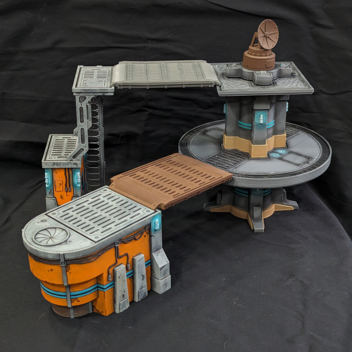 3D Print of Gantry Tower - Distant Galaxy Wargaming Terrain by ...
