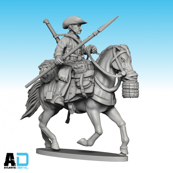 3D Printable German Cavalry, WW1 by Wargames Atlantic