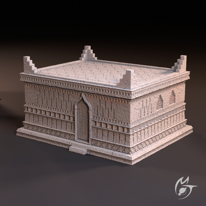 3D Printable The Bazaar Structure - modular OpenLOCK terrain by Making Tlon