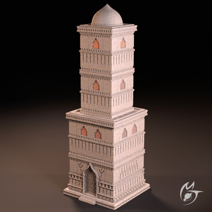 3D Printable The Bazaar Structure - modular OpenLOCK terrain by Making Tlon