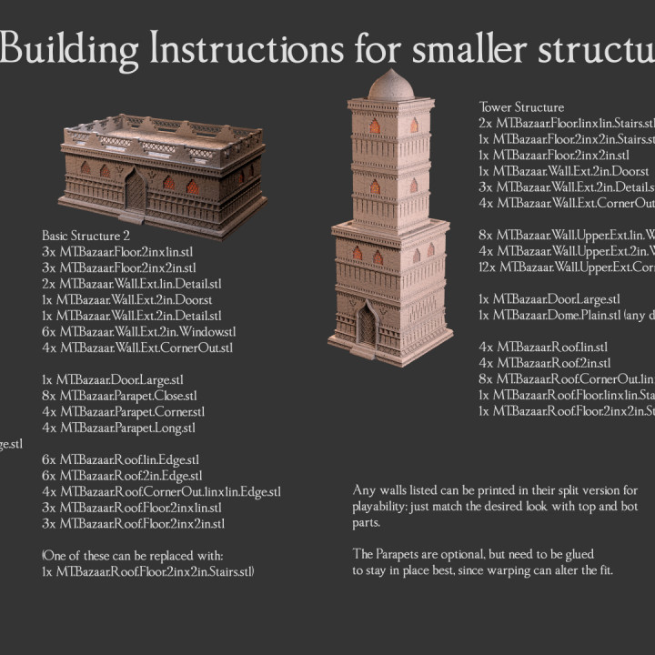 3D Printable The Bazaar Structure - modular OpenLOCK terrain by Making Tlon