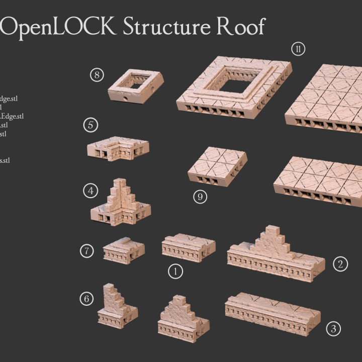 3D Printable The Bazaar Structure - modular OpenLOCK terrain by Making Tlon