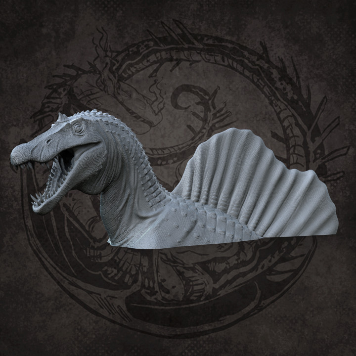 3D Printable Spino Bust by Silana cadou