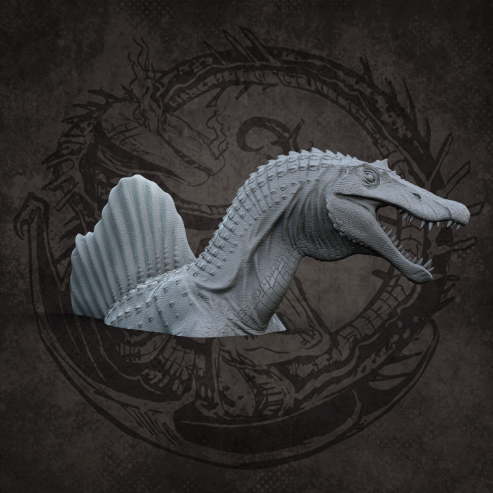 3D Printable Spino Bust by Silana cadou