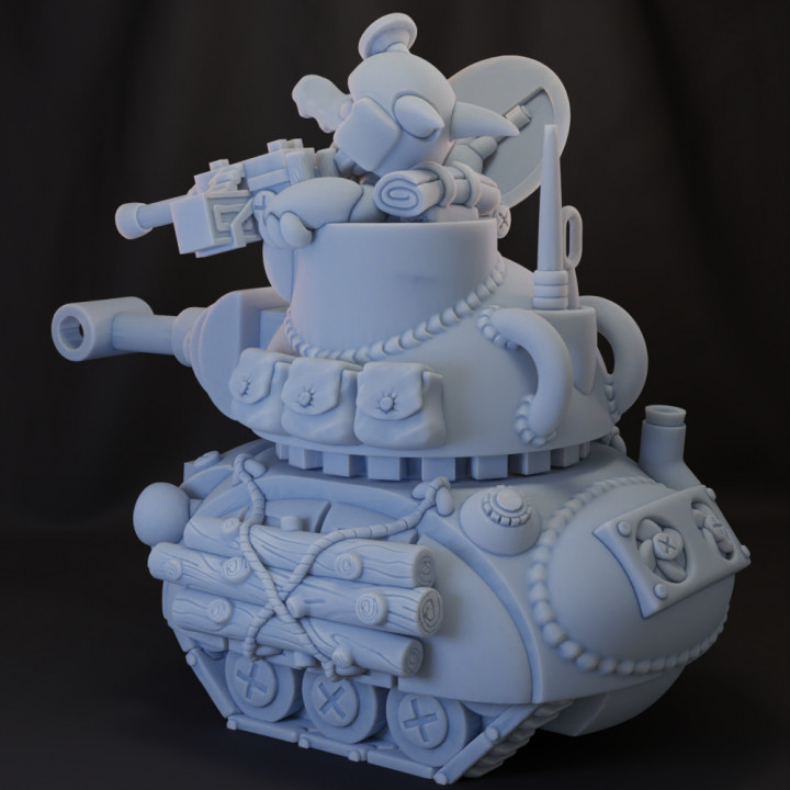 3D Printable Kobold Mercenary Company Tank Division by The Cackling ...