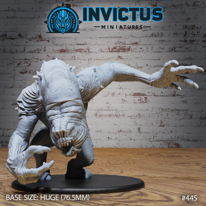 3D Printable Pit Beast Set / Alien Mountain Creature / Space War Lizard ...