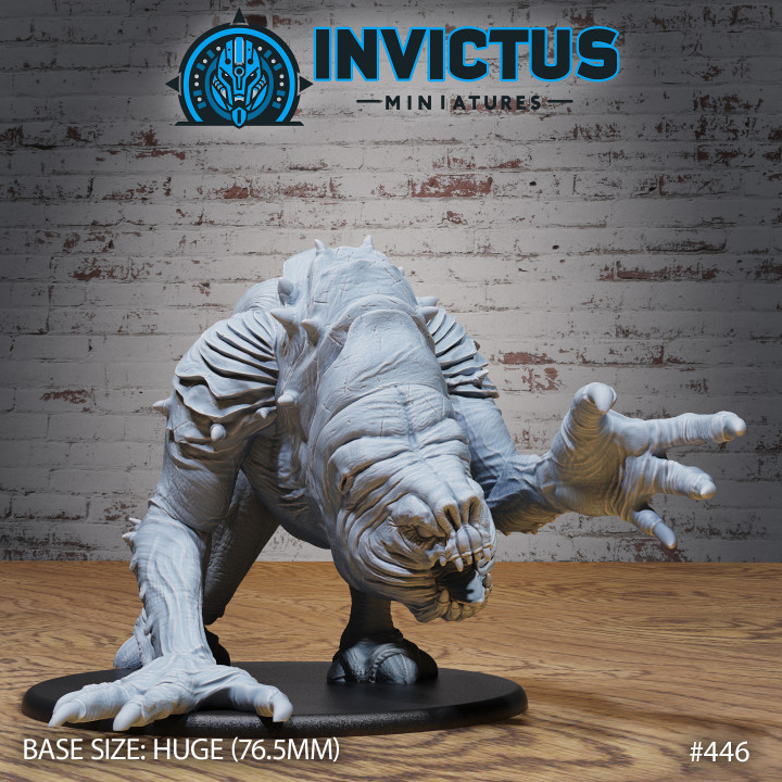 3D Printable Pit Beast Set / Alien Mountain Creature / Space War Lizard ...