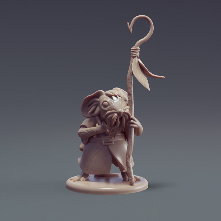 3D Printable Mausritter Fellowship DnD Miniatures by 3Demon