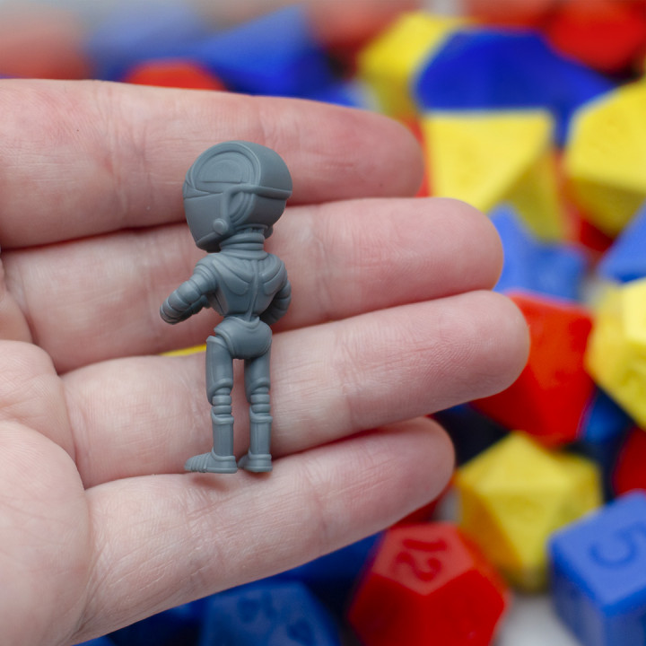 3D Printable Space Friends Bundle - Anxiety Bot, Bucket Bot, Death Gonk ...