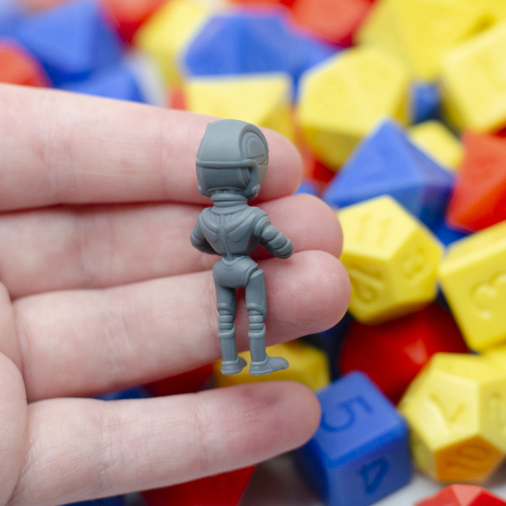 3D Printable Space Friends Bundle - Anxiety Bot, Bucket Bot, Death Gonk ...