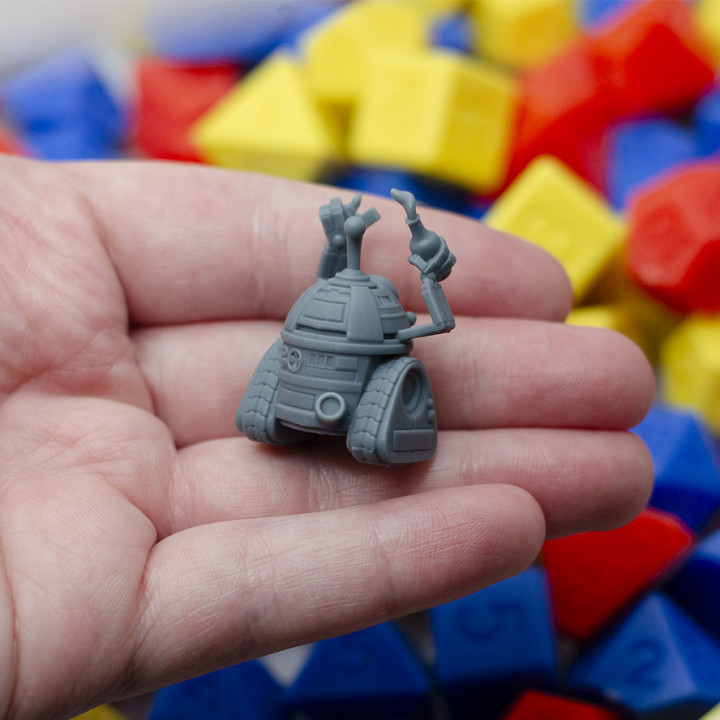 3D Printable Space Friends Bundle - Anxiety Bot, Bucket Bot, Death Gonk ...