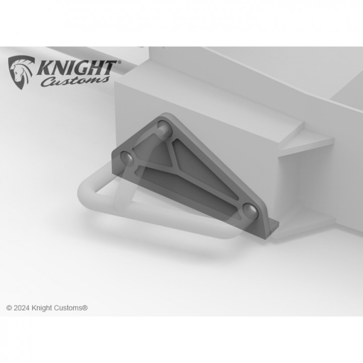 3D Printable FAV chassis battery cap by Knight Customs