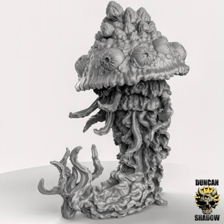 3D Printable Qlippoth Lord OaurOong (Pre Supported) by Duncan Shadow