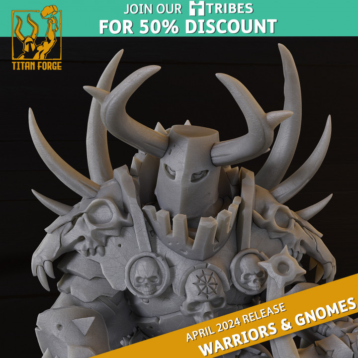 3D Printable Norse Warriors - Norse and Gnomes - Titan Forge Miniatures ...