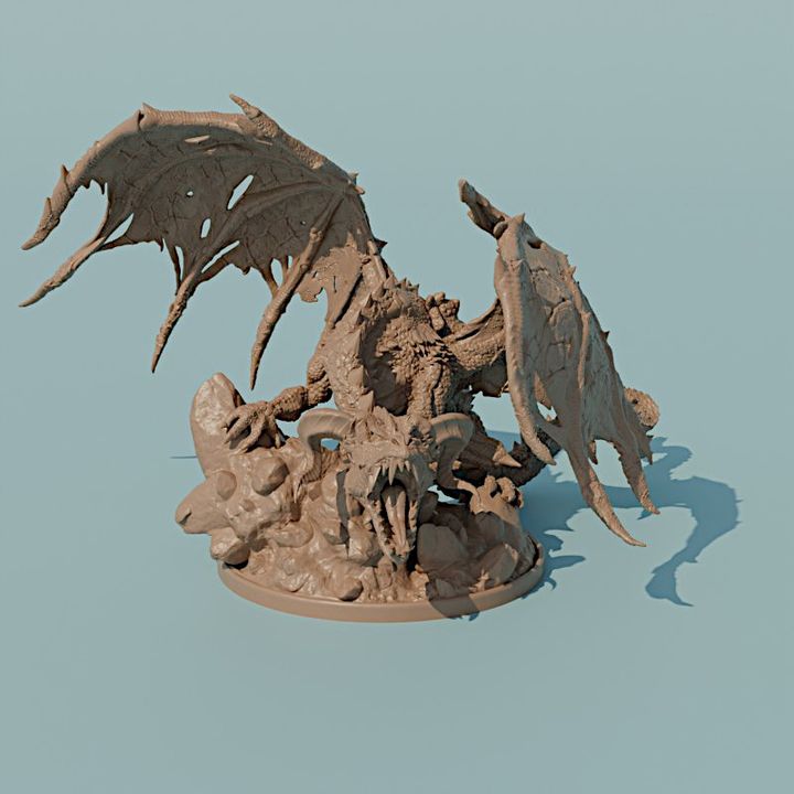 3D Printable Evil snake dragon by Figures3d