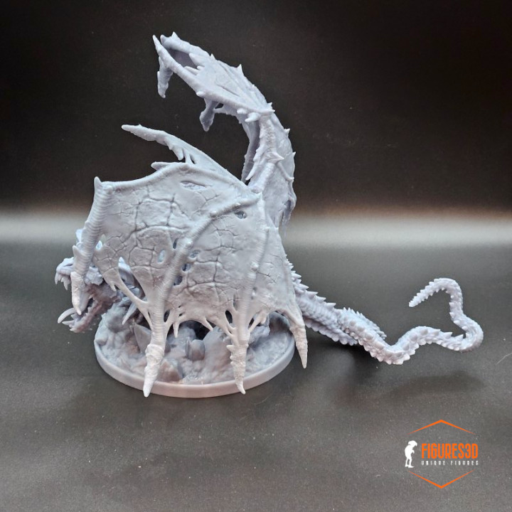 3D Printable Evil snake dragon by Figures3d