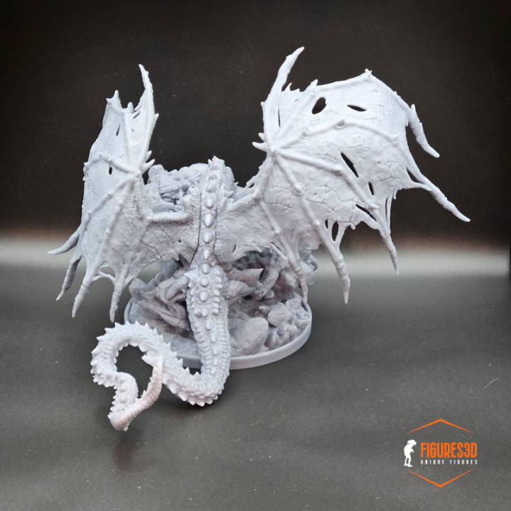 3D Printable Evil snake dragon by Figures3d